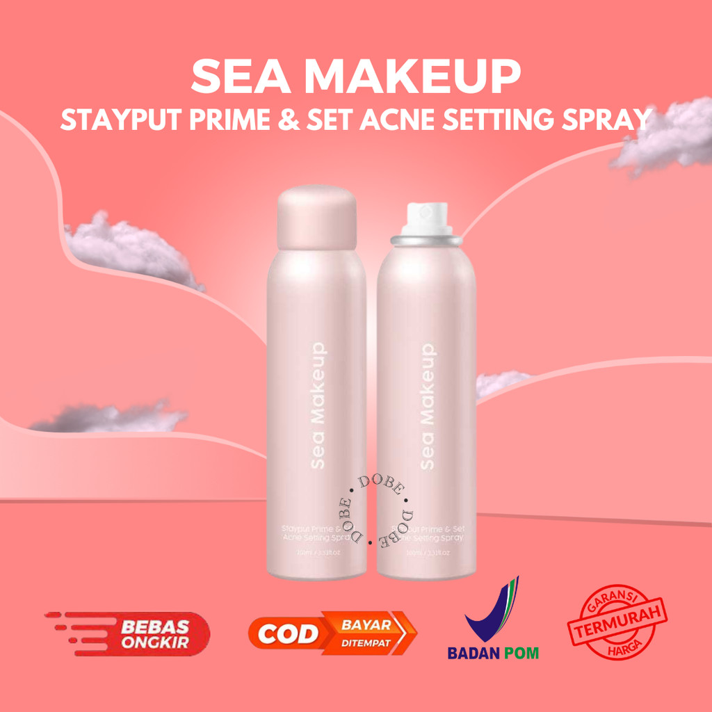 Jual SEA MAKEUP Up Stayput Prime & Set Acne Setting Spray - 100ml ...