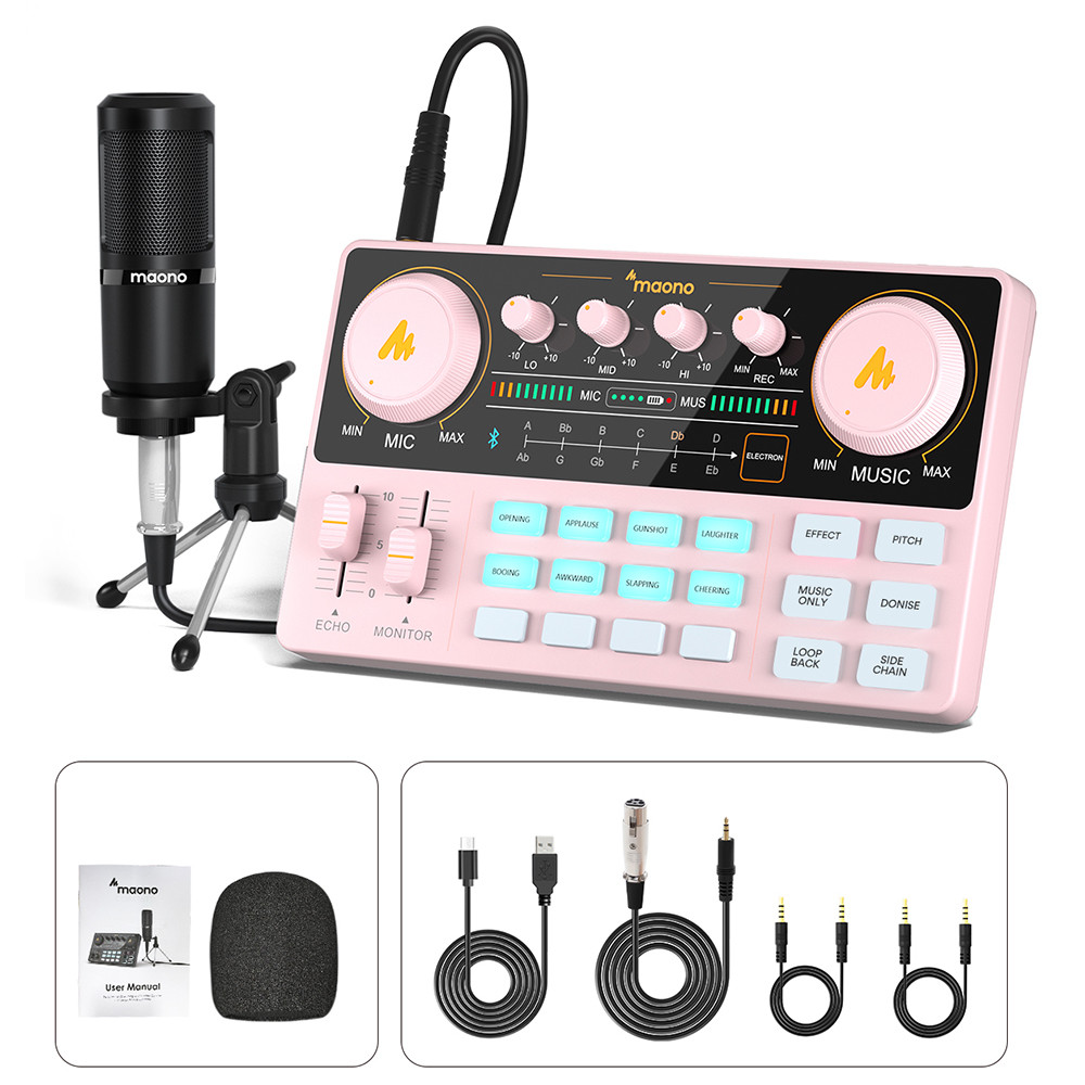 Jual PROMO HARI INI! Maono AM200-S1 Sound Card Microphone Set ...