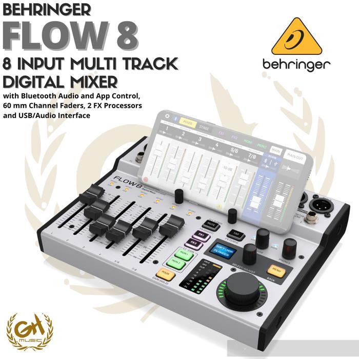 Jual BEHRINGER FLOW 8 MULTITRACK DIGITAL MIXER & AUDIO INTERFACE/SOUNDCARD | Shopee Indonesia