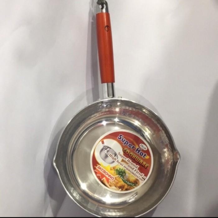 Jual Panci Susu Alumunium Pan Gagang Kayu Akebonno 24 Cm Milk Sauce Pan ...