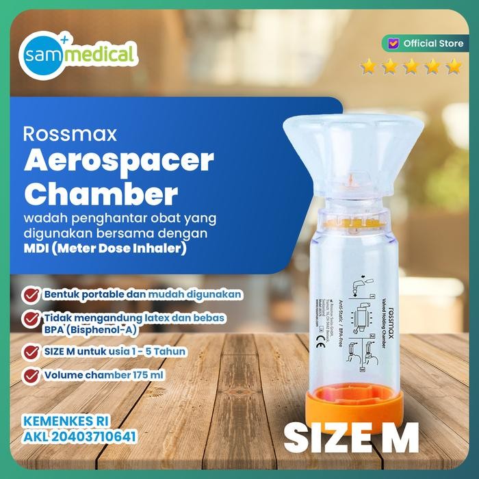 Jual Pilihan- Aerospacer Aerochamber Spacer Asma Medium Size (1-5 Tahun ...
