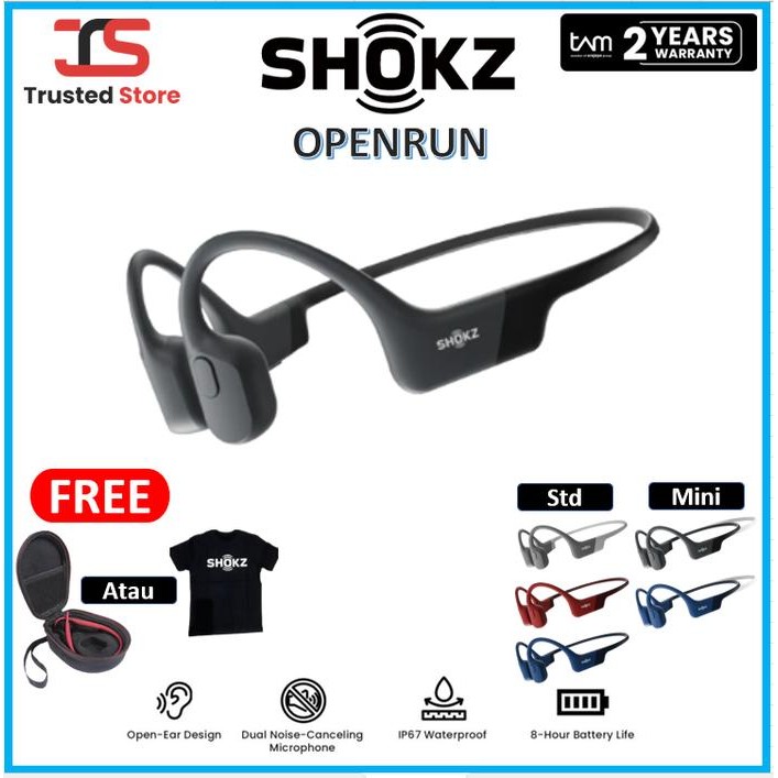 Jual SHOKZ OPENRUN AFTERSHOKZ OPEN RUN WIRELESS BONE CONDUCTION ...