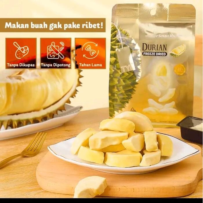 Jual TYL URSNACK Varian Rasa Durian Freeze Dried fruit - Keripik Buah ...