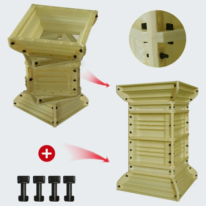 Jual Plastic Column Pier Mold Roman Square Column Model Balcony Outdoor ...