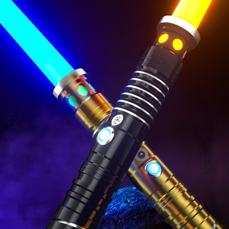 Jual Metal Lightsaber RGB Laser Sword Toys Light Saber 7 Color Change ...