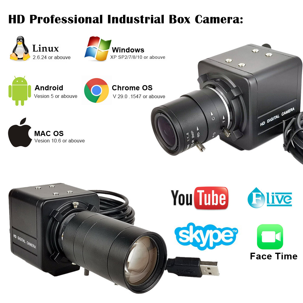 Jual 4MP Full HD 30fps 2560x1440 MJPG Mini PC Webcam USB Camera with ...