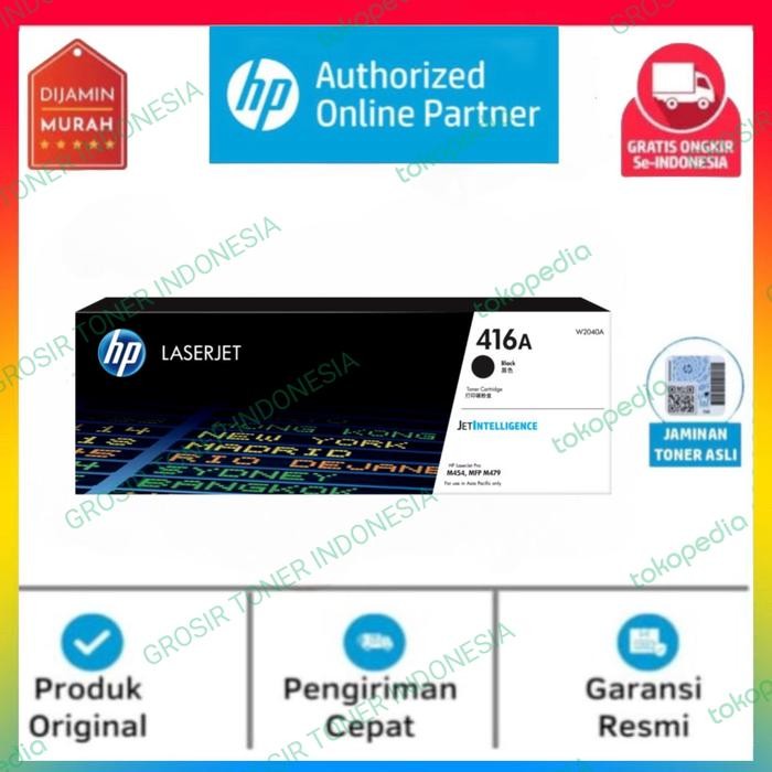 Jual Hp Toner Laserjet 416A Original Cartridge 4Varian Hitam Untuk ...