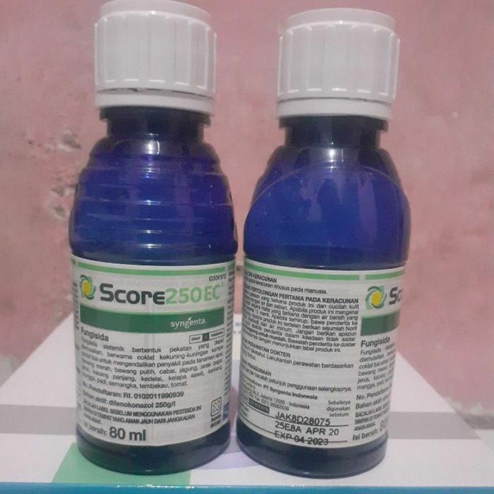 Jual Fungisida Score 250EC obat jamur tanaman 80ml | Shopee Indonesia