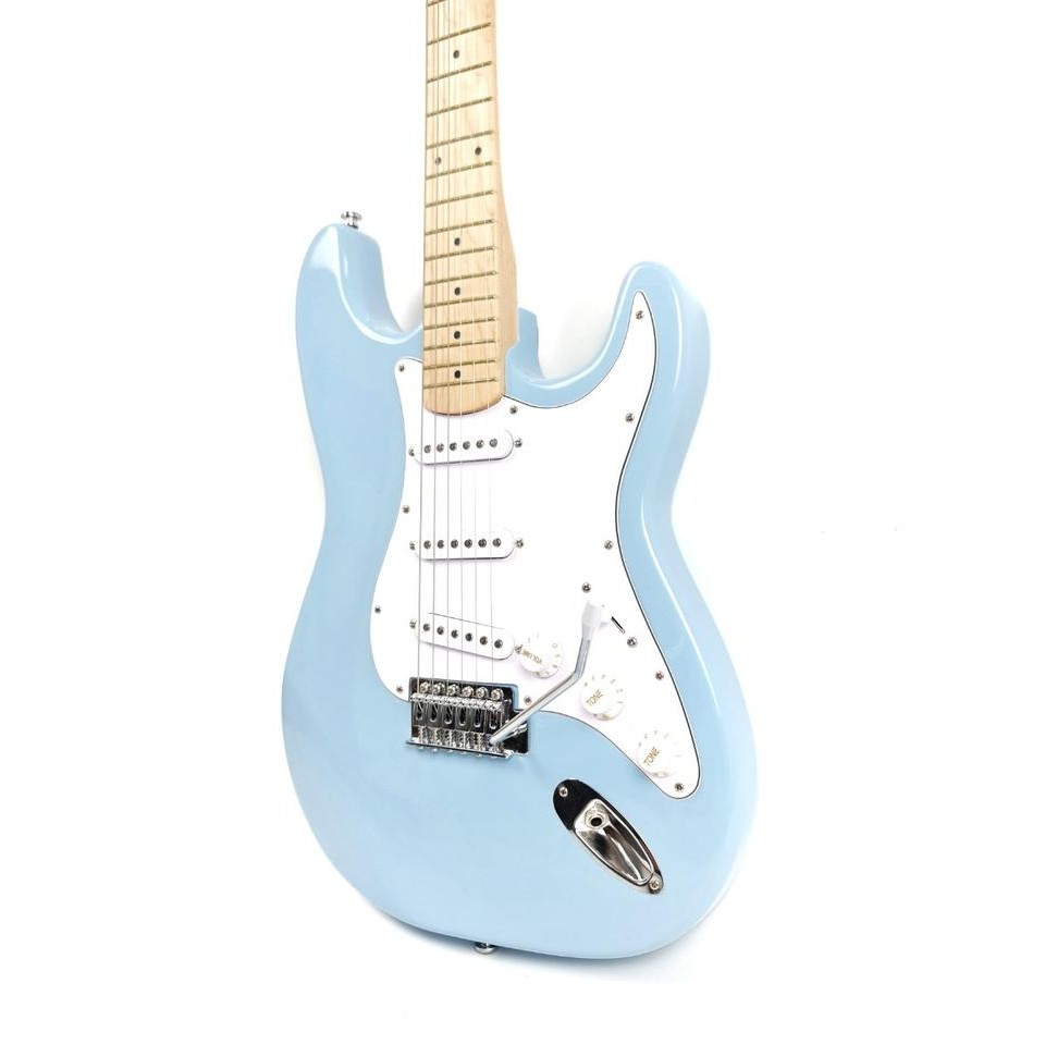 Jual Gitar Elektrik Fender StratoCaster Blue Ocean Bonus Tas Kabel Jack ...