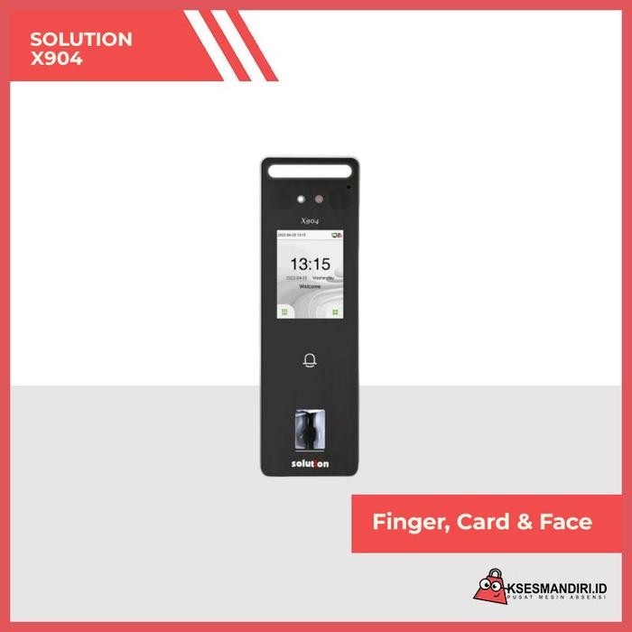 Jual Mesin Absensi Fingerprint Dan Wajah Solution X904 Wifi | Shopee ...