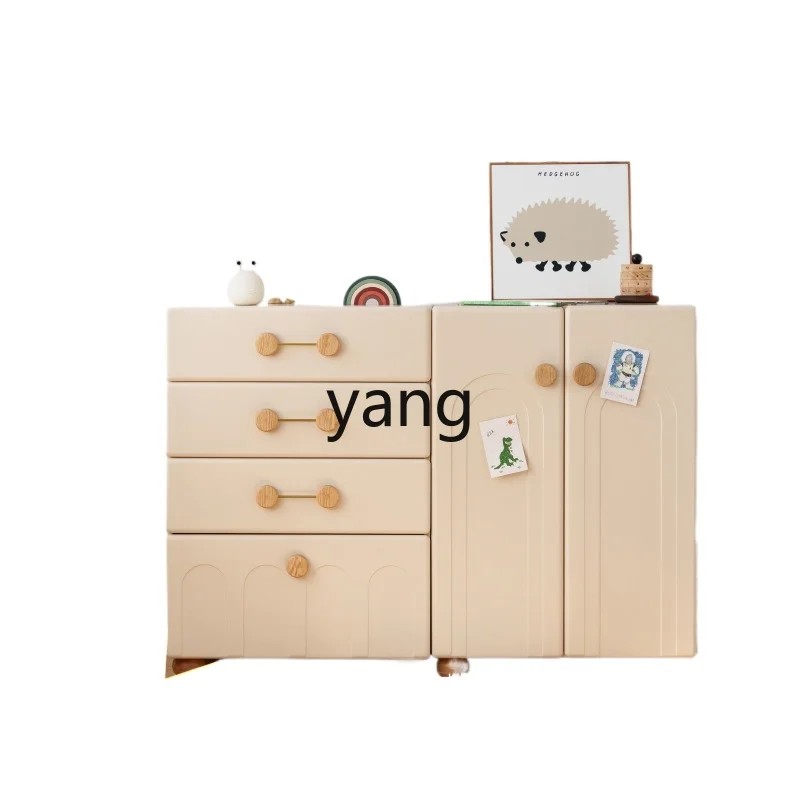 Jual CX Solid Wood Children's Small Cupboard with Drawers Locker ...