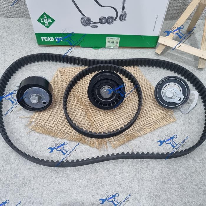 Jual 1 SET TENSIONER TIMING BELT VW POLO VAG ORIGINAL TAIMING BELT VW ...