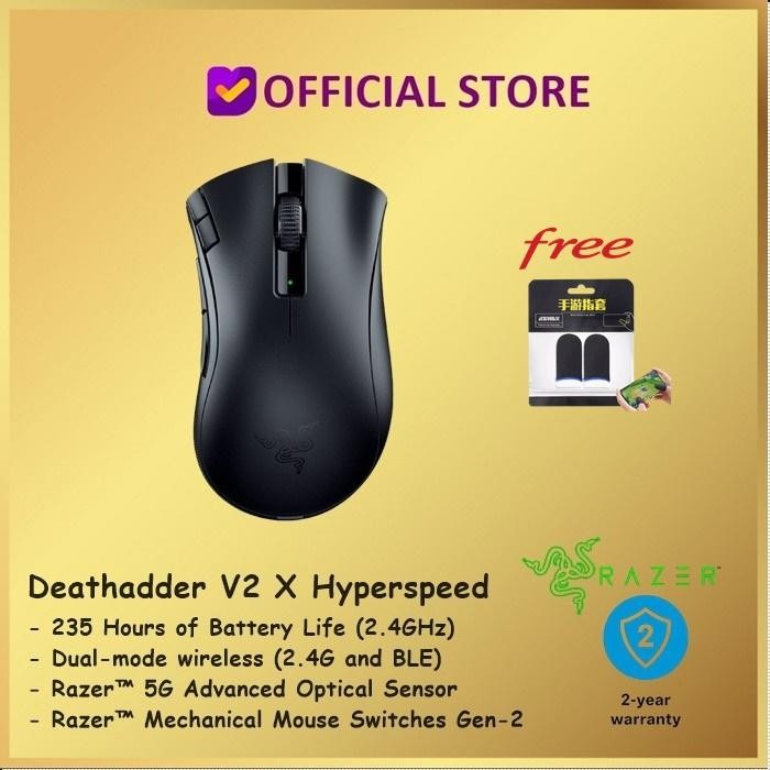 Jual Razer DeathAdder V2 X HyperSpeed Wireless Gaming Mouse Death Adder ...