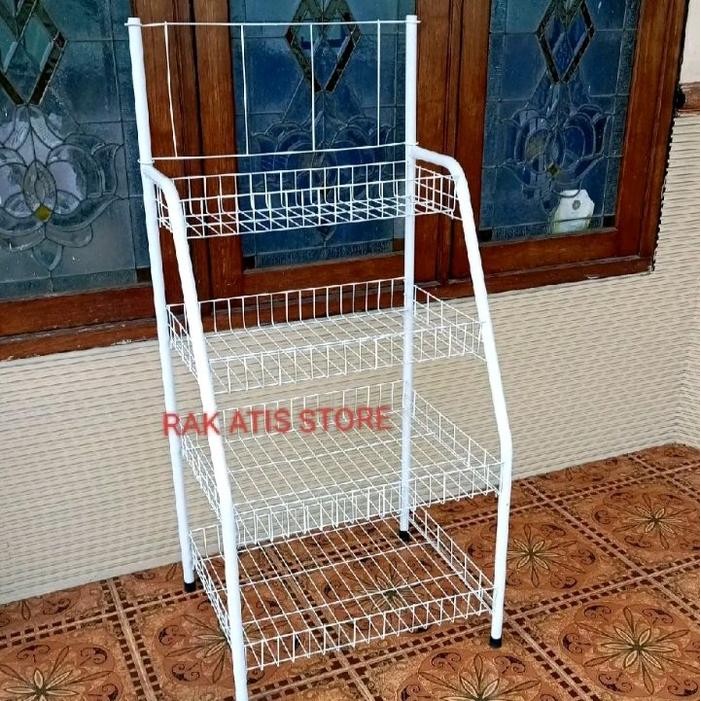 Jual RAK ROTI+RAK SNACK SUSUN 4+ RAK SERBAGUNA 4 SUSUN | Shopee Indonesia