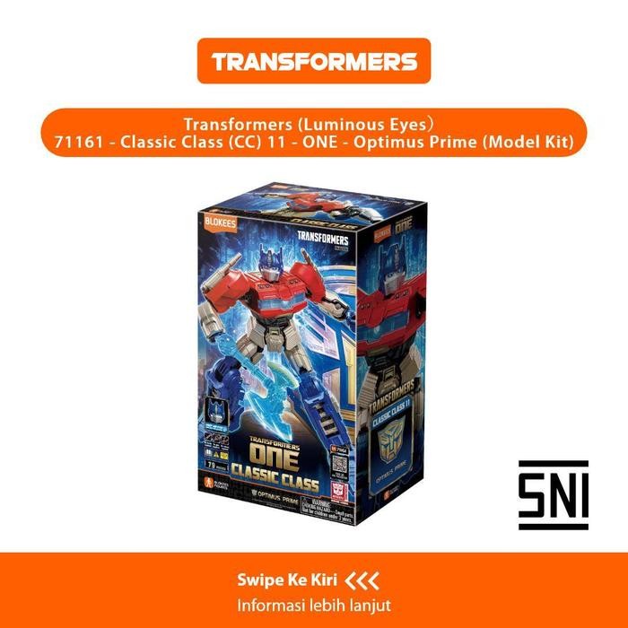 Jual Blokees Model Kit Transformers One Optimus Prime (Luminous Eyes ...