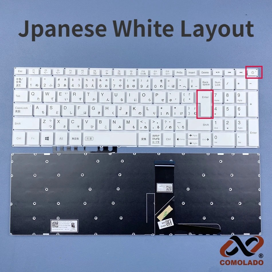 Jual Japanese Keyboard For NEC LAVIE Note Standard PC-NS610/N,PC-NS700N ...