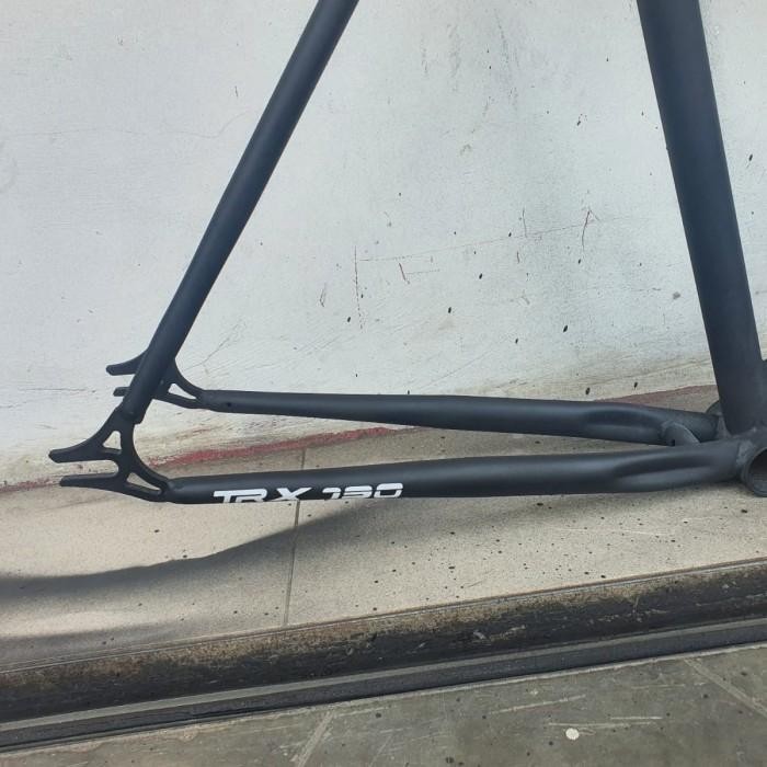 Jual Frameset Fixie Visp Hitam Black Frame Set Steel Impor Decal Fixed ...