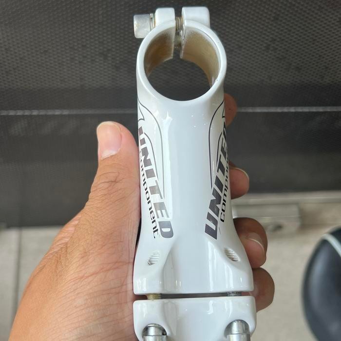 Jual Stem Sepeda Fixie Mtb United 9Cm Oversize 31.8 Putih 90Mm Pro ...