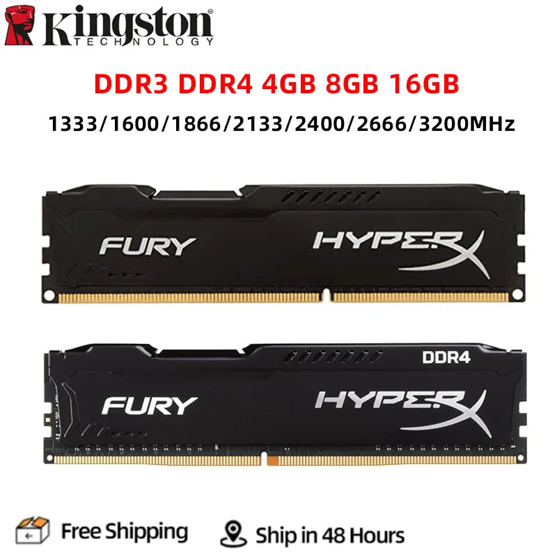 Jual HyperX Fury DDR3 DDR4 4GB 8GB 16GB 1333MHZ 1600MHZ 1866MHZ 2400MHZ 2666MHz 3200MHz DIMM PC3 ...