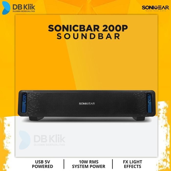 Jual Speaker SonicGear Sonicbar 200-P - Sonic Gear Sonicbar 200P ...