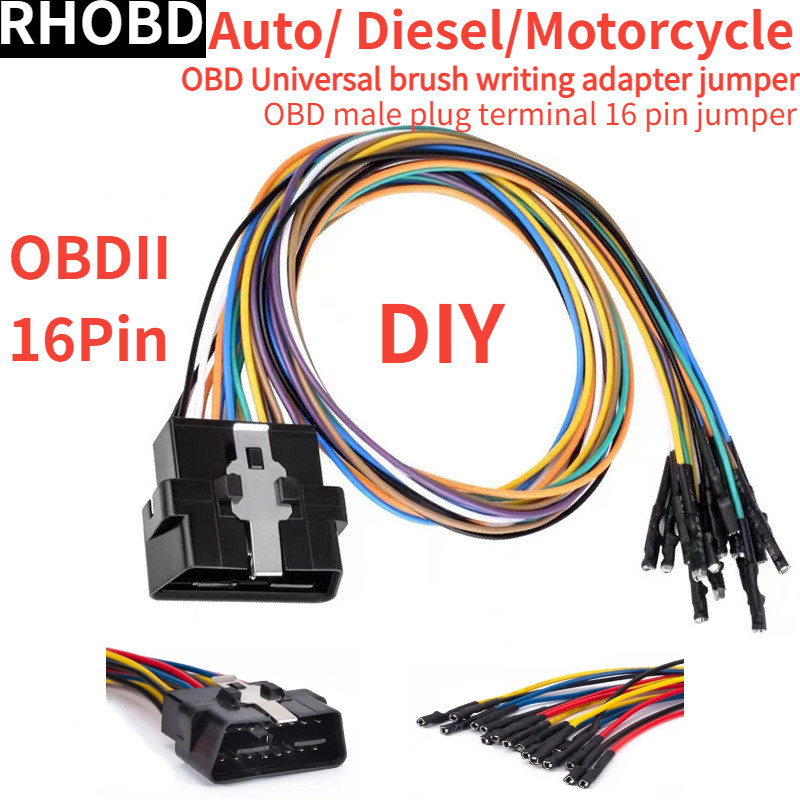 Jual LIMITED Latest Auto Diesel Motorcycle Car OBD2 Male 16Pin Welding ...