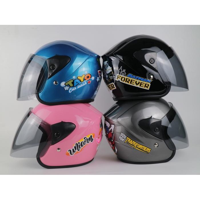 Jual Helm Anak Kecil Usia 3 4 5 6 Tahun Motif Mickey Mouse SNI Helmet ...