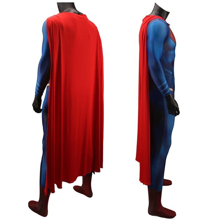 Jual Man of Steel Superman Cosplay Costume Superhero 3D Printed Spandex ...