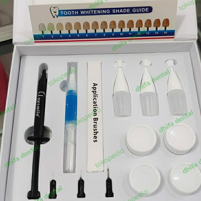 Jual BAHAN PEMUTIH GIGI /BLEACHING TEETH KIT PROFESIONAL SALE | Shopee ...
