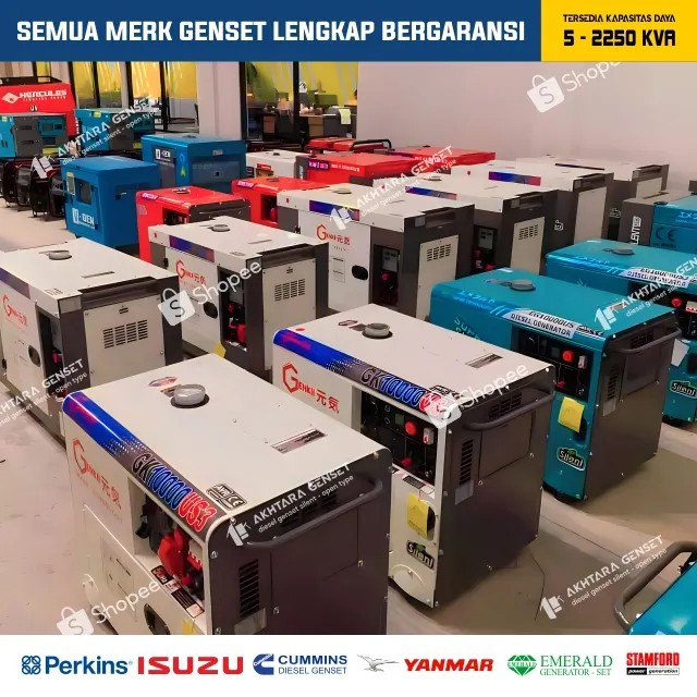 Jual Mesin Genset Perkins 500 Kva - Silent Type | Shopee Indonesia