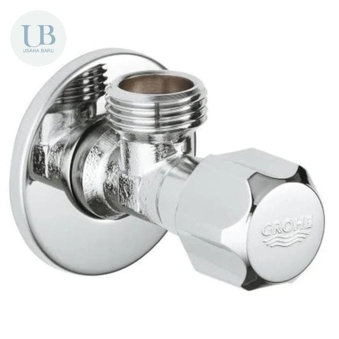 Jual GROHE STOP KRAN STOP VALVE GROHE ANGLE VALVE 1/2" X 1/2" 2201600M ...