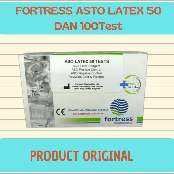 Jual FORTRESS ASO Latex 50 Kit / ASTO Latex 100 test Fortress | Shopee ...