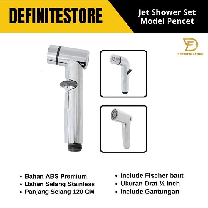 Jual Terbaru - Jet Shower Closet Bidet Jet Washer Kepala Jet Shower ...
