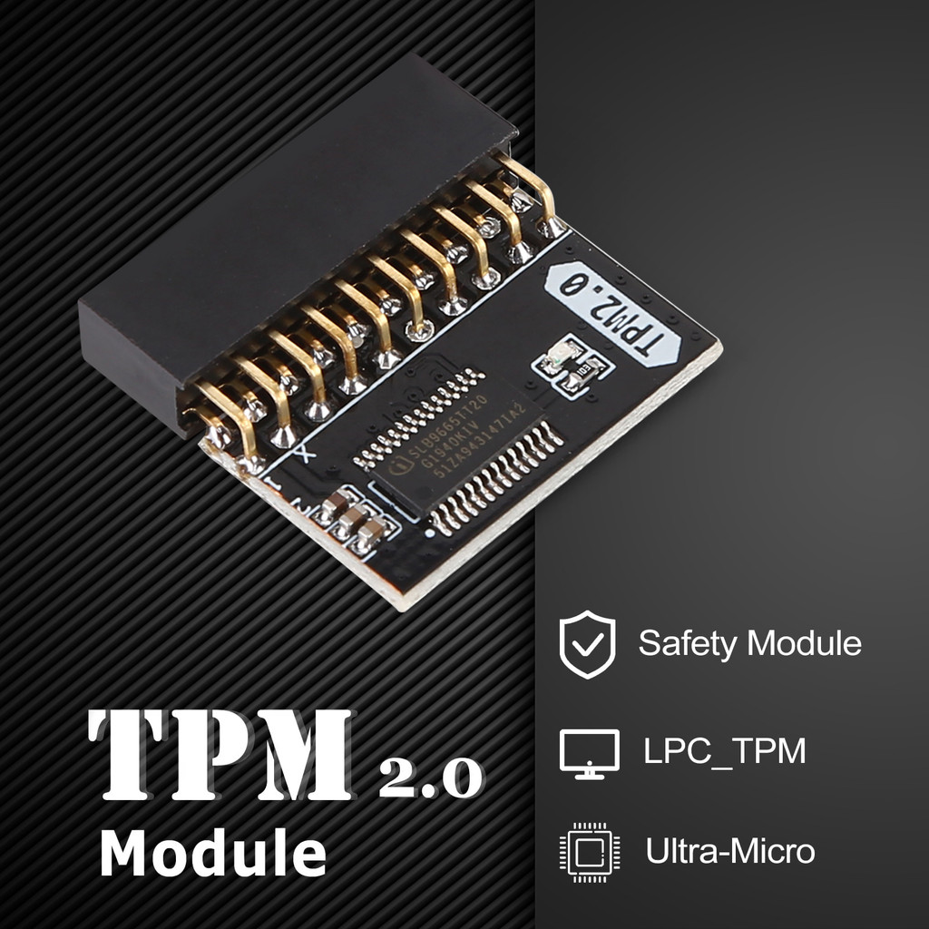 Jual TPM 2.0 Module Encryption Security Module Board Remote Card LPC ...