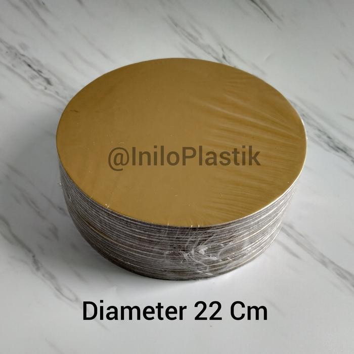 Jual Tatakan Kue / Cake Board / Alas Kue Tart Diameter 22Cm | Shopee ...