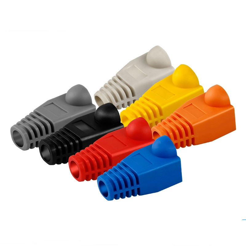 Jual RJ45 CAT6 CAT5e Adapter Cap Ethernet Network Cable Connector Plugs ...
