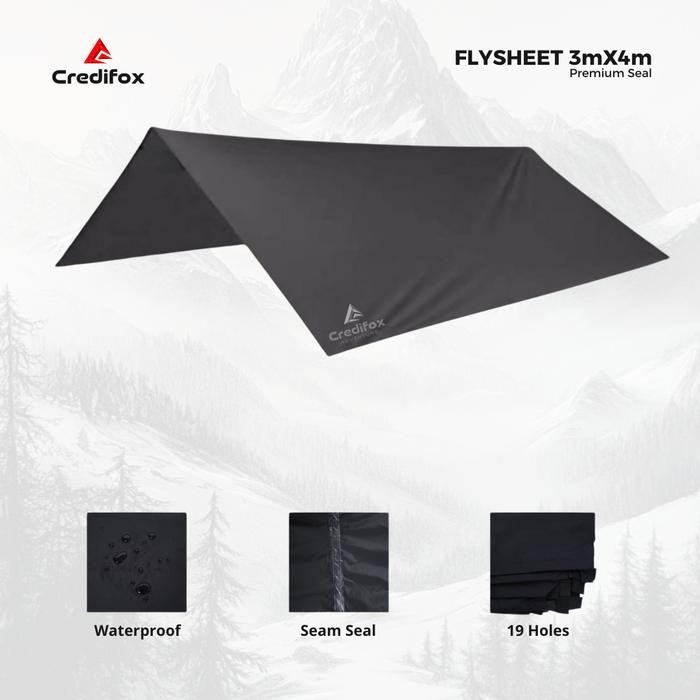 Jual Credifox Flysheet Tenda Ukuran 3X4 Premium Seam Seal Waterproof ...