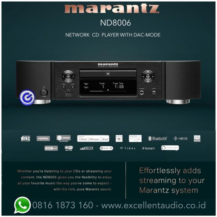 Jual Marantz ND8006 CD player Network streamer DAC spotify tidal bluetooth | Shopee Indonesia