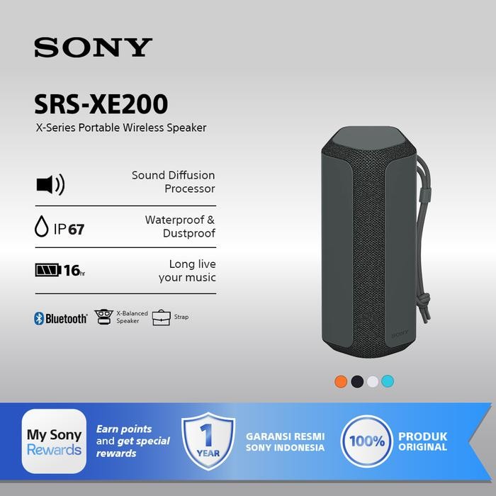 Jual SONY XE200 Portable Wireless Speaker / SRS XE200 / XE 200 ...