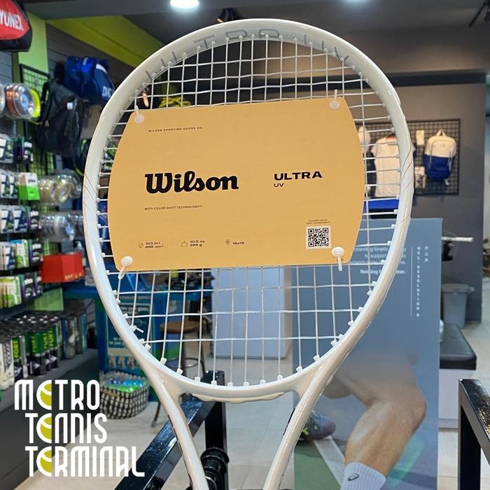 Jual Wilson Ultra UV 103 White Orange ( Raket Pemula / Rekreasional ...