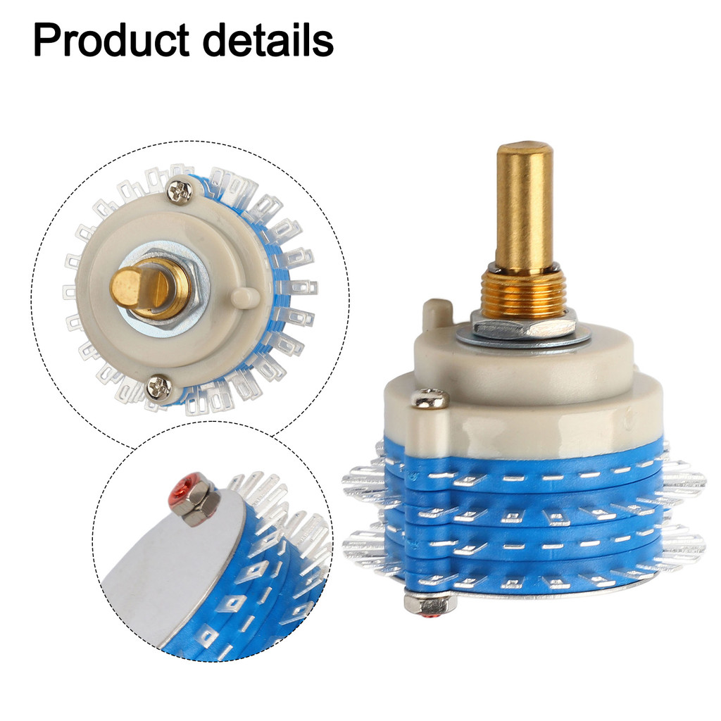 Jual 2Pole 24step 2x24 Rotary Switch Attenuator Volume Control DIY Pot ...