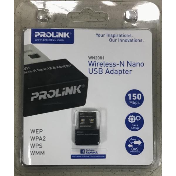 Jual Prolink Wn2001 Wireless Nano-N Usb Adapter | Shopee Indonesia