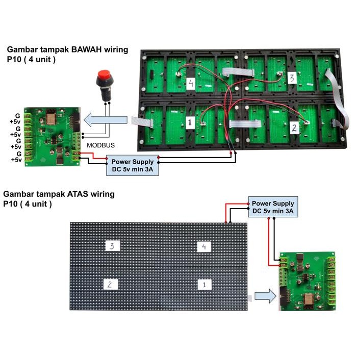 Jual OUTSEAL DMD Modul Dot-Matrix Display P10 | Shopee Indonesia