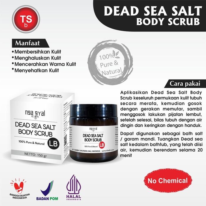 Jual Tsb Natural Dead Sea Salt Body Scrub Organik 150Gr | Shopee Indonesia