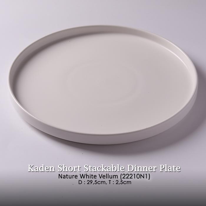 Jual Nate Kaden Short Stackable Platter/Dinner Plate/Piring Makan ...