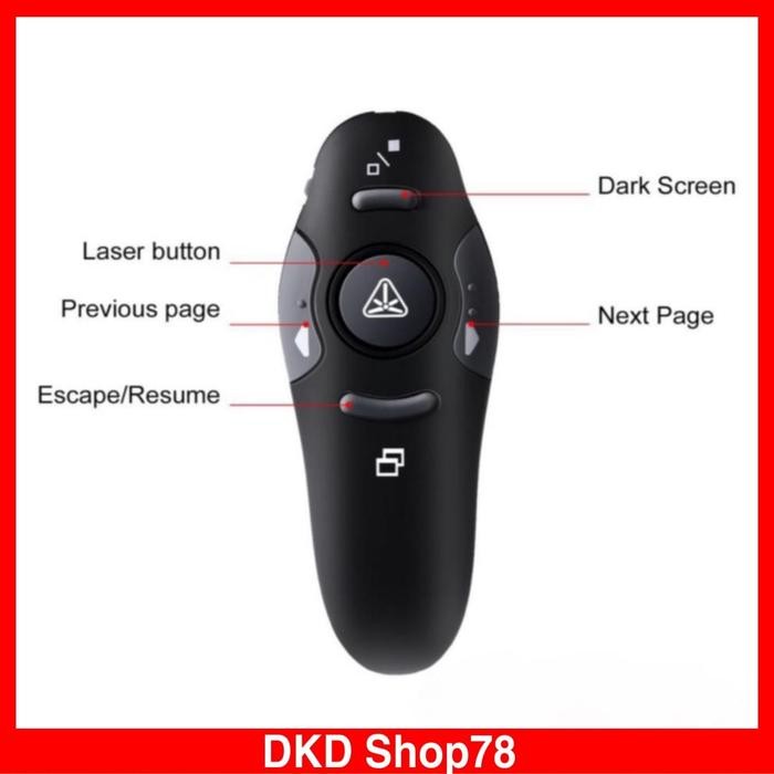 Jual ID'' LASER POINTER 2.4GHZ WIRELESS PRESENTER CURSOR CONTROL ...