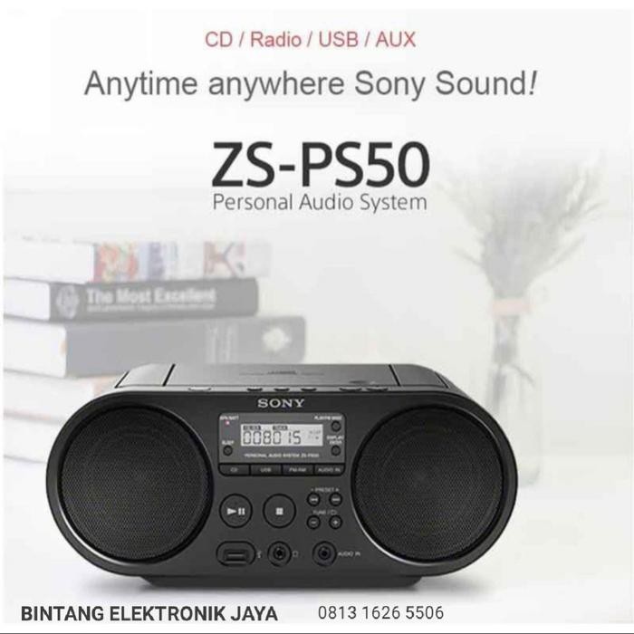 Jual SONY ZS-PS50 RADIO CD BOOMBOX SPEAKER | Shopee Indonesia