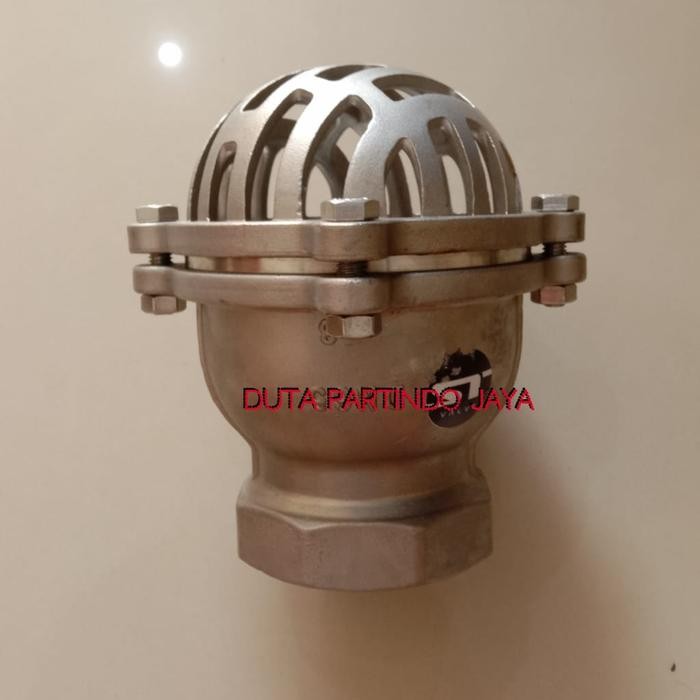 Jual Foot Valve Full Stainless model drat 2 1/2 inchi / 2,5 inch / DN ...