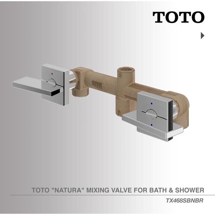 Jual TOTO Mixing Valve For Bath & Shower TX468SBNBR Keran Mixer ...