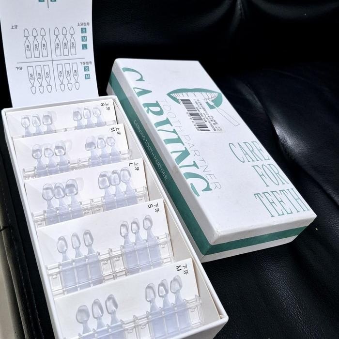 Jual Carving Tooth Partner U Veneer Set 30 Pieces Assorted Cetakan Gigi ...