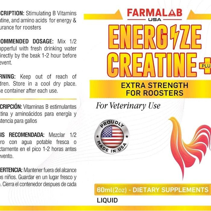 Jual Suplemen Energi FARMALAB Ener-Gize untuk Ayam Jantan Multivitamin ...